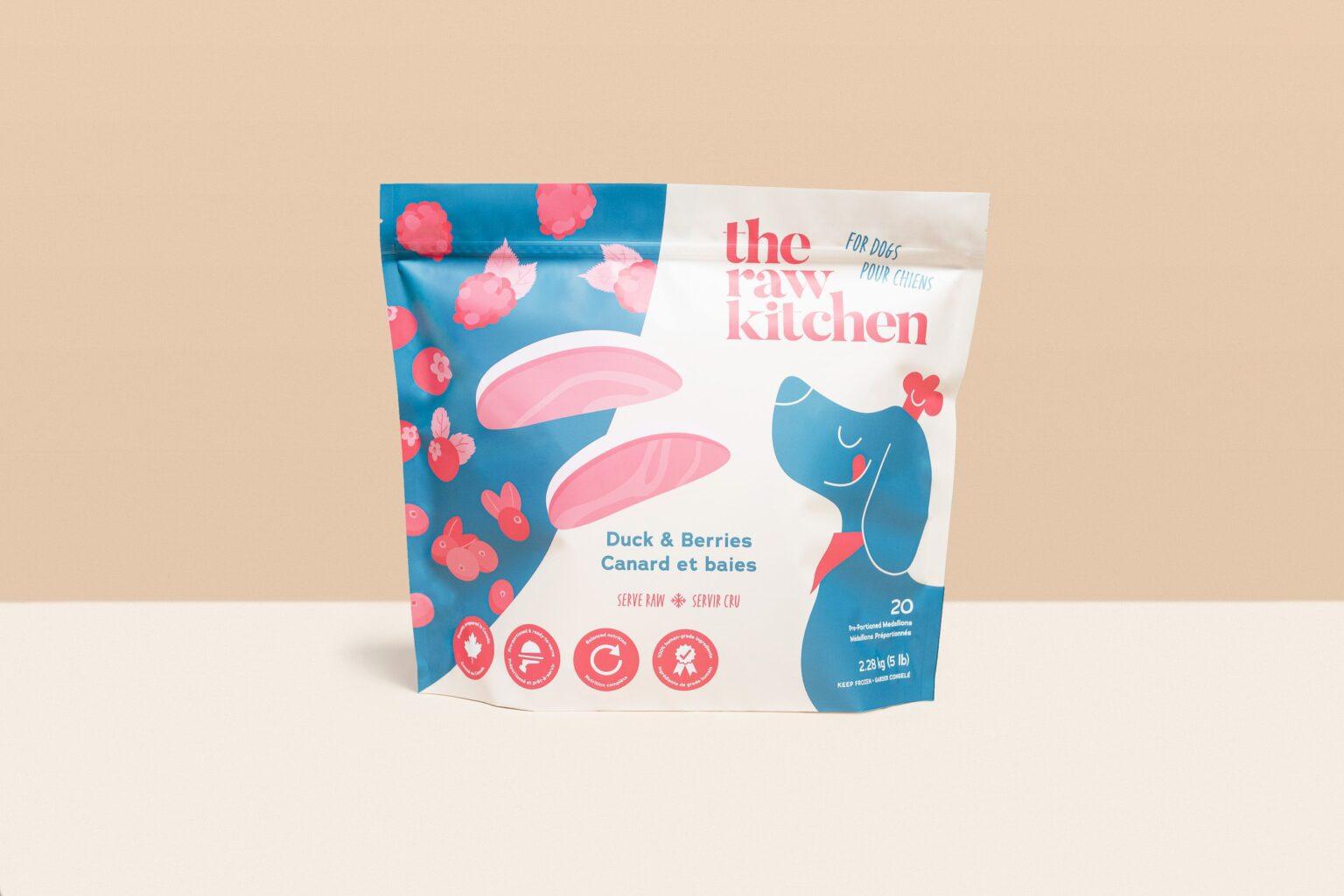 Fresh Duck for Dogs | Raw Duck and Berries | The Raw Kitchen